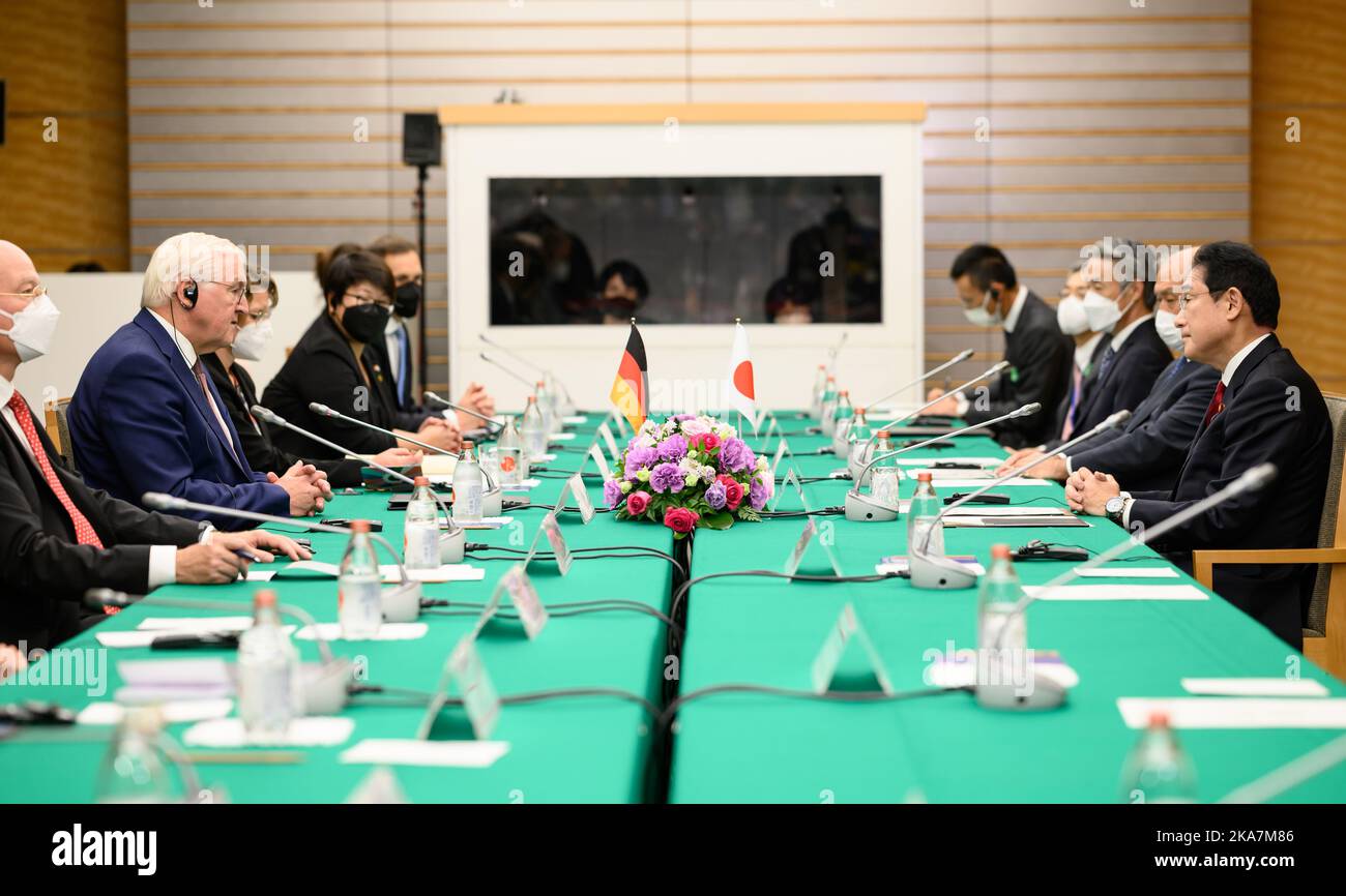 Tokio, Japan. 01st Nov, 2022. German President Frank-Walter Steinmeier ...