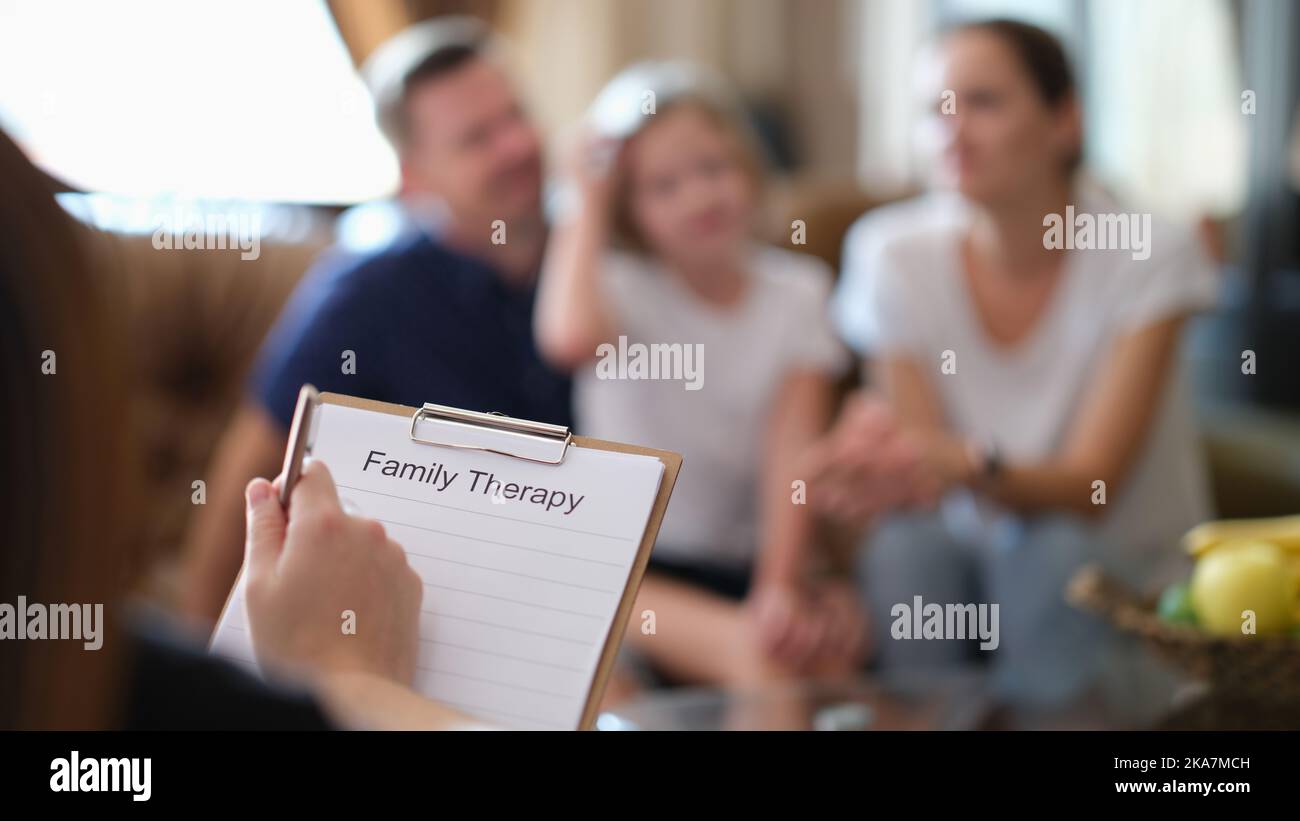 Family therapy session hi-res stock photography and images - Alamy