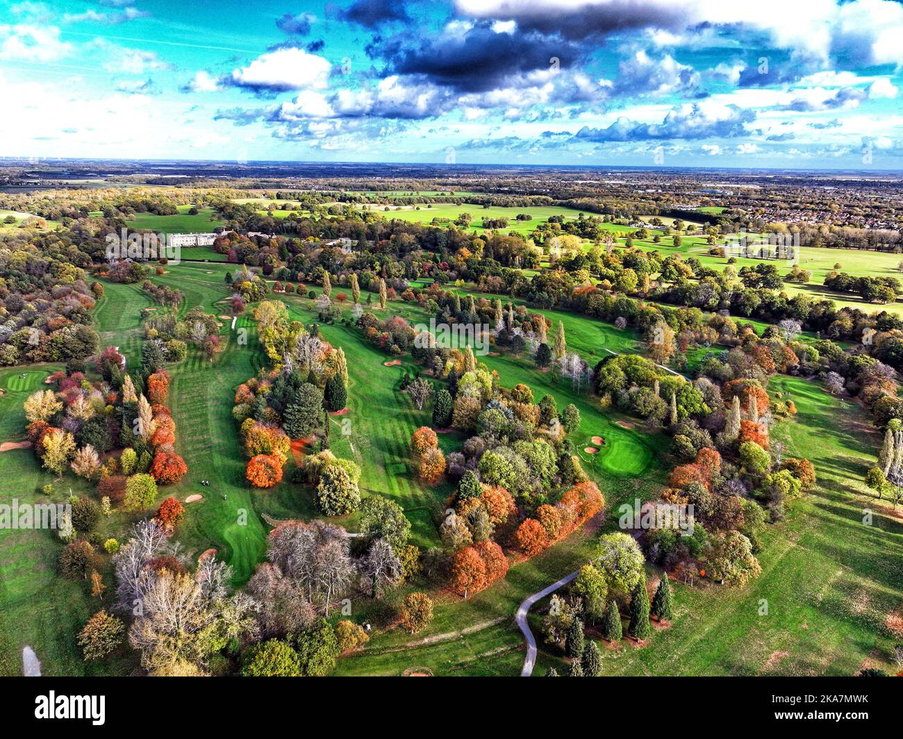 Autumn colours are starting to show on the trees at Milton Golf Club in ...