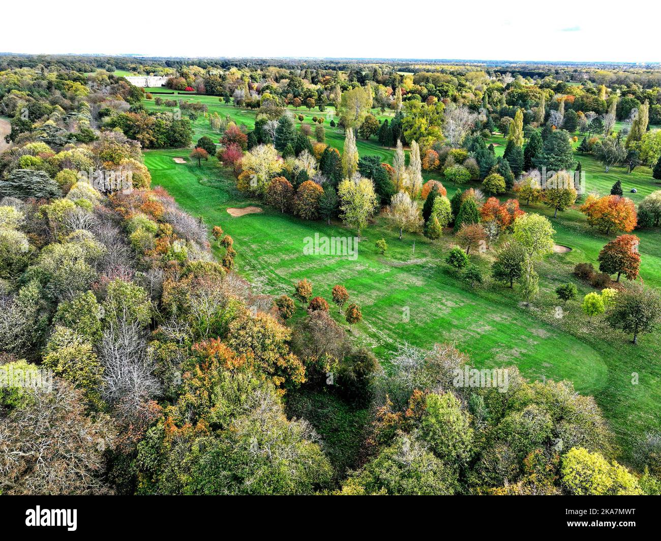 Autumn colours are starting to show on the trees at Milton Golf Club in ...