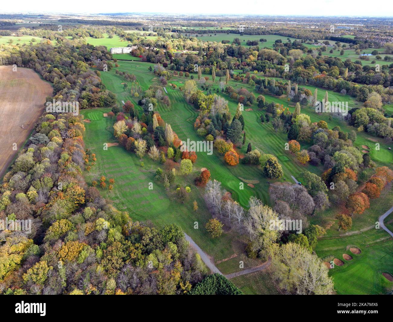 Autumn colours are starting to show on the trees at Milton Golf Club in ...