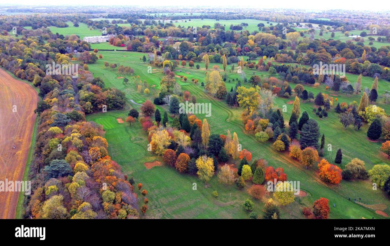 Autumn colours are starting to show on the trees at Milton Golf Club in ...