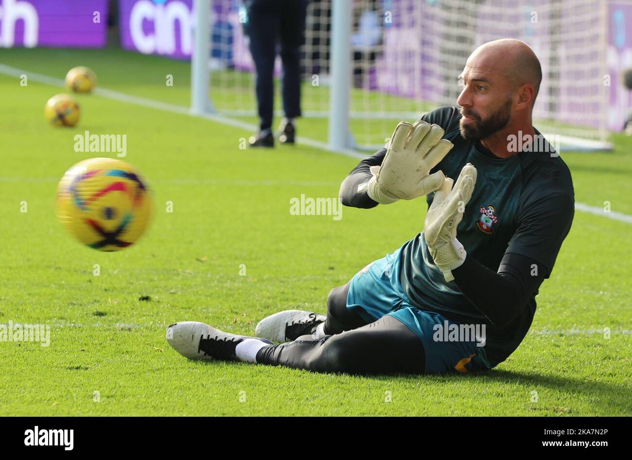 London ENGLAND - October 29: Southampton's Willy Caballero during the ...