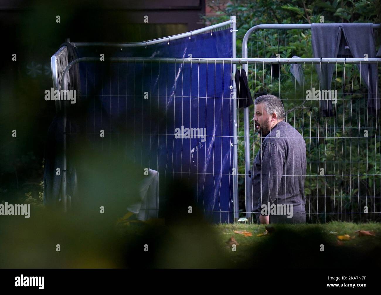 People thought to be migrants inside the Manston immigration short-term ...