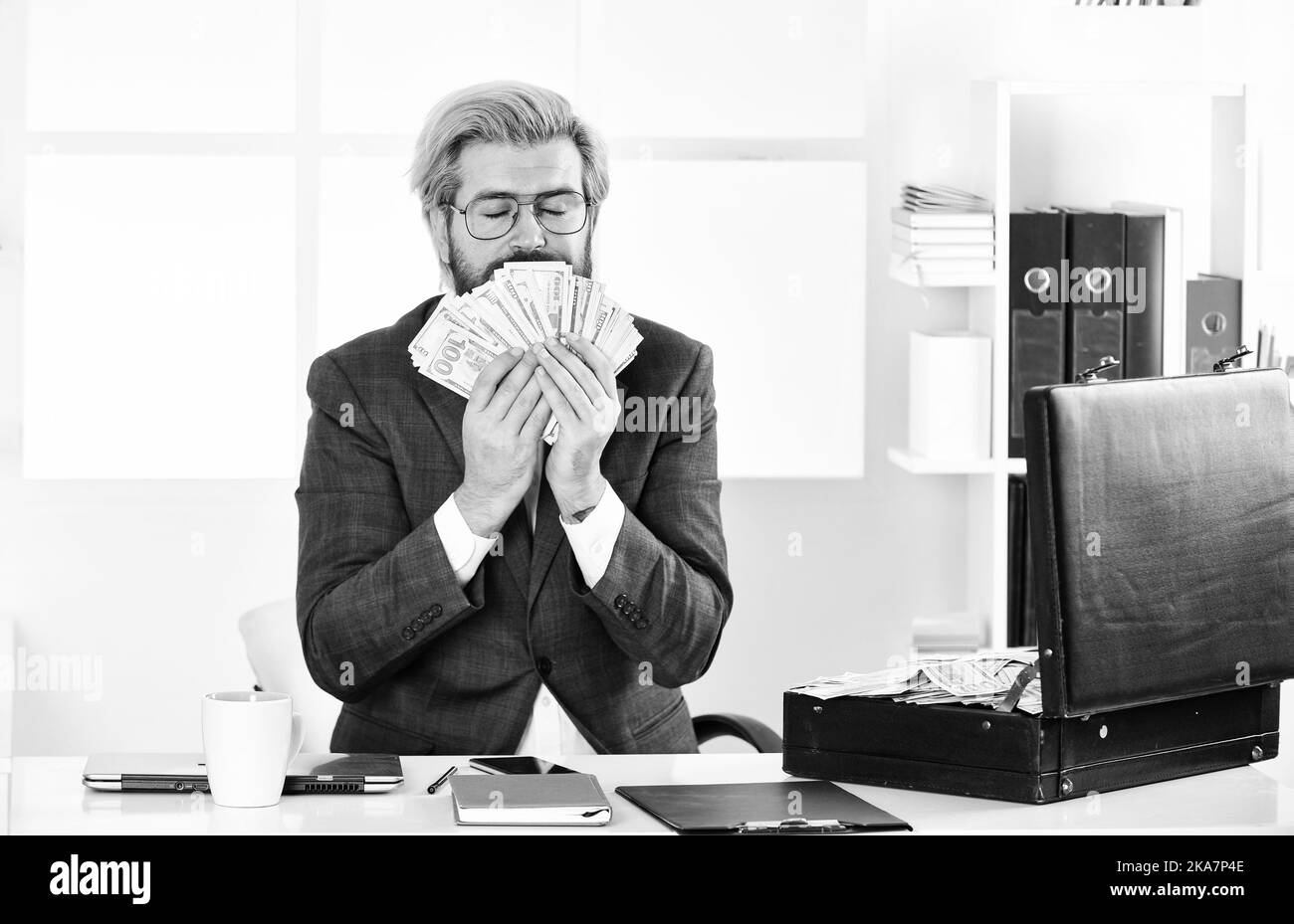 Credit and cash concept. Financial consulting. Financial director ...