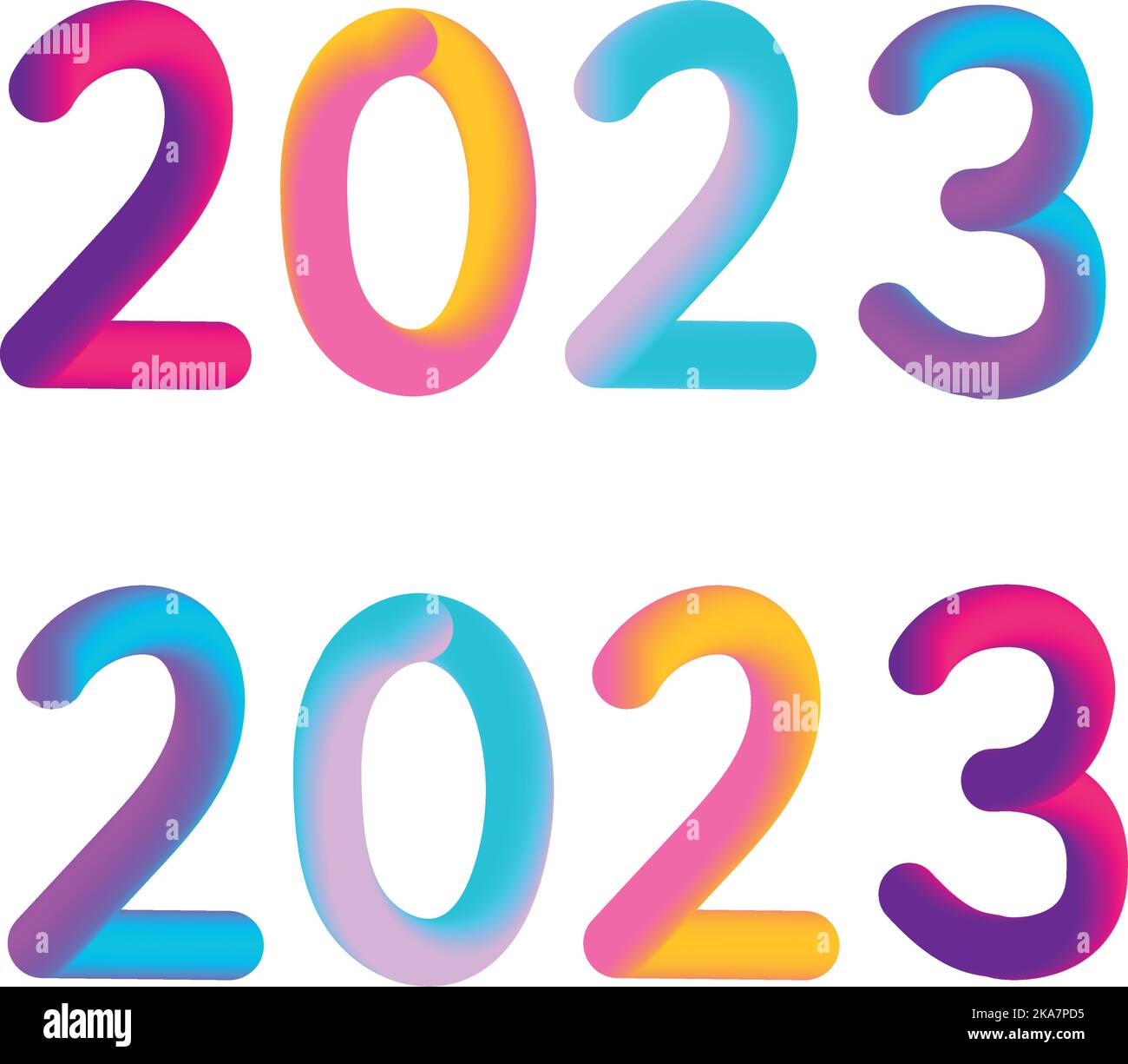 2023 neon Stock Vector Images - Alamy