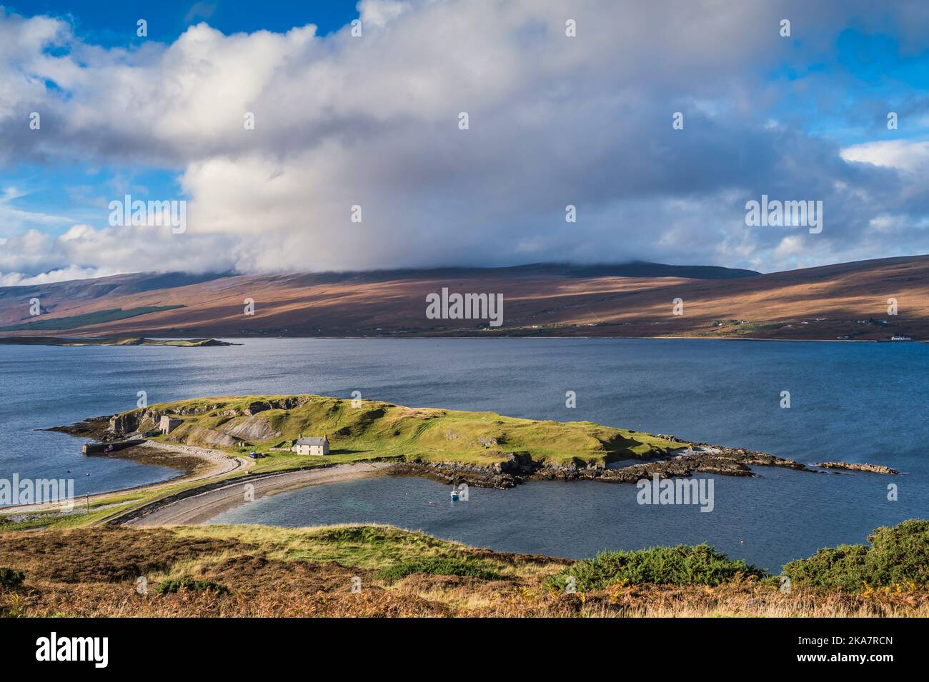 The image is of Kyle of Tongue in the far north of the Scottish ...