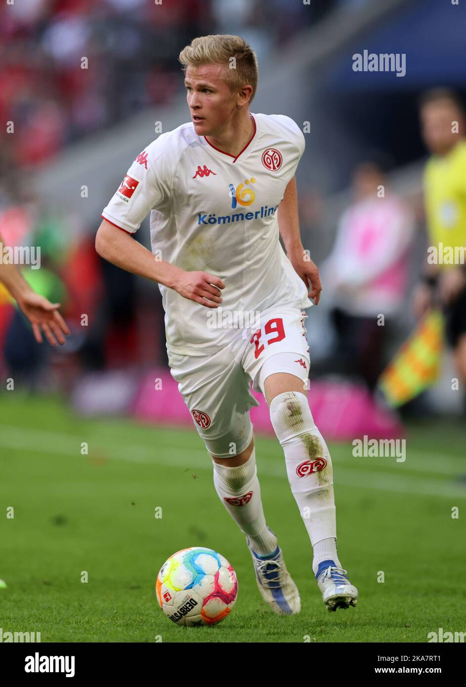 Jonathan Burkardt of FSV Mainz 05 Fussball 1 . Bundesliga Saison 2022 / ...