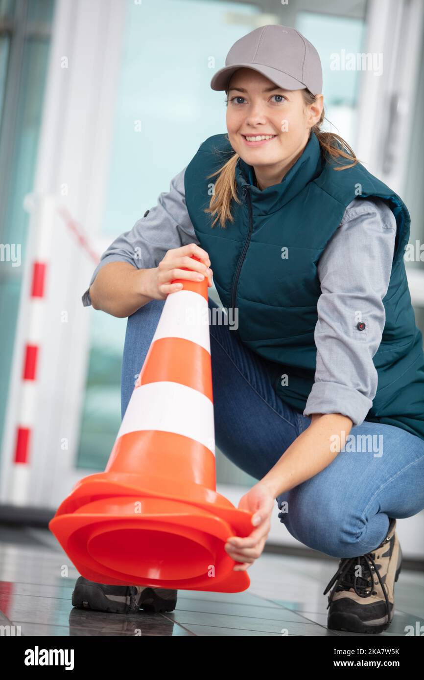 Driving test cone hi-res stock photography and images - Alamy