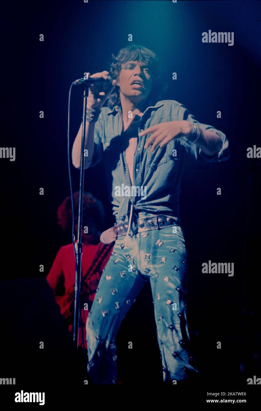 The Rolling Stones live on stage Stock Photo - Alamy