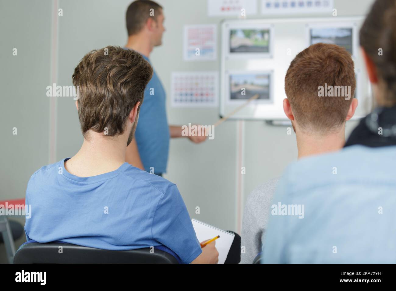 driving instructor and student drivers Stock Photo - Alamy
