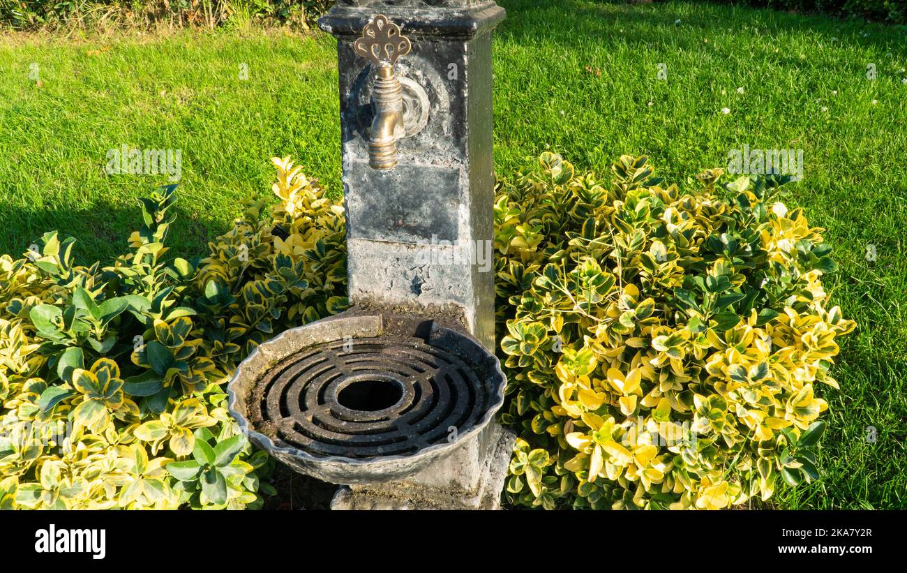 Public water fountains in the streets of Turkey. Water drinking ...