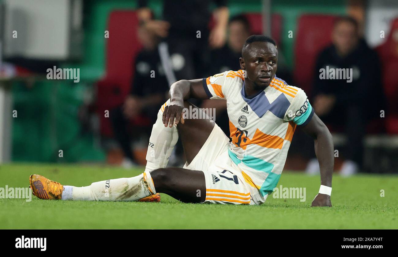 Sadio Mane of Bayern Muenchen FC Augsburg - FC Bayern MŸnchen 2.Runde ...