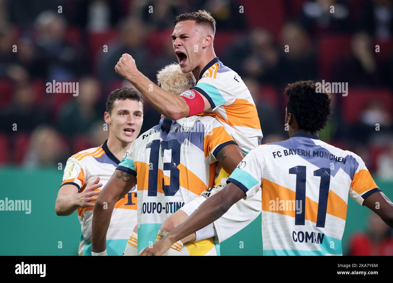 Joshua Kimmich of Bayern Muenchen FC Augsburg - FC Bayern MŸnchen 2 ...
