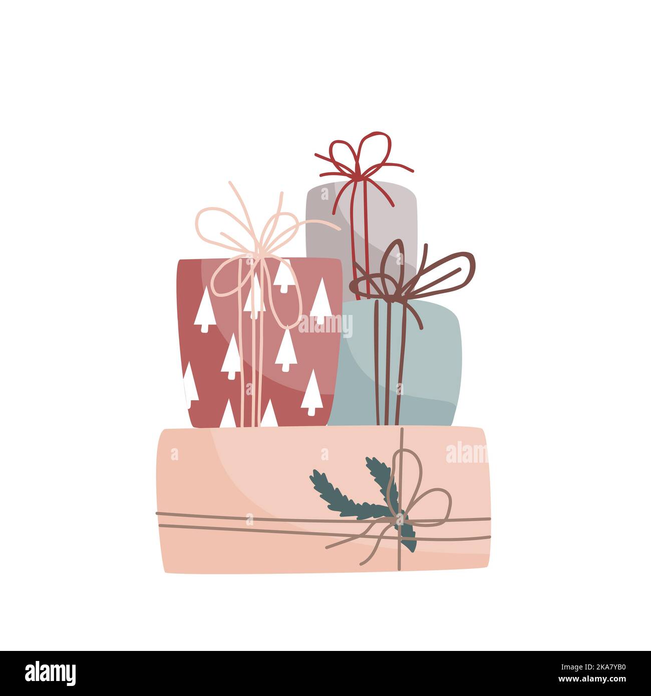 Pile Of Presents Cartoon