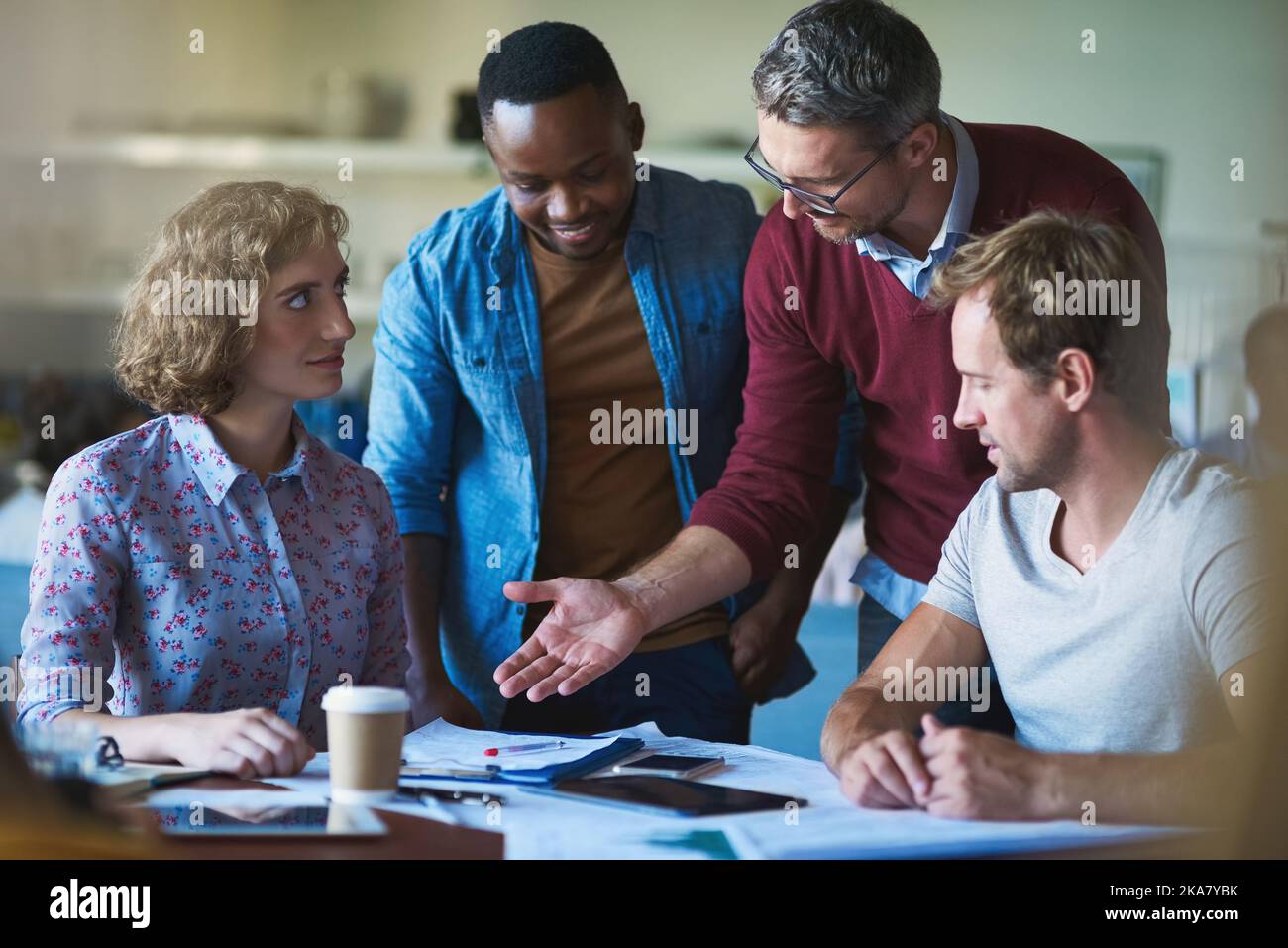 The creative department doing what they do best. a diverse group of ...