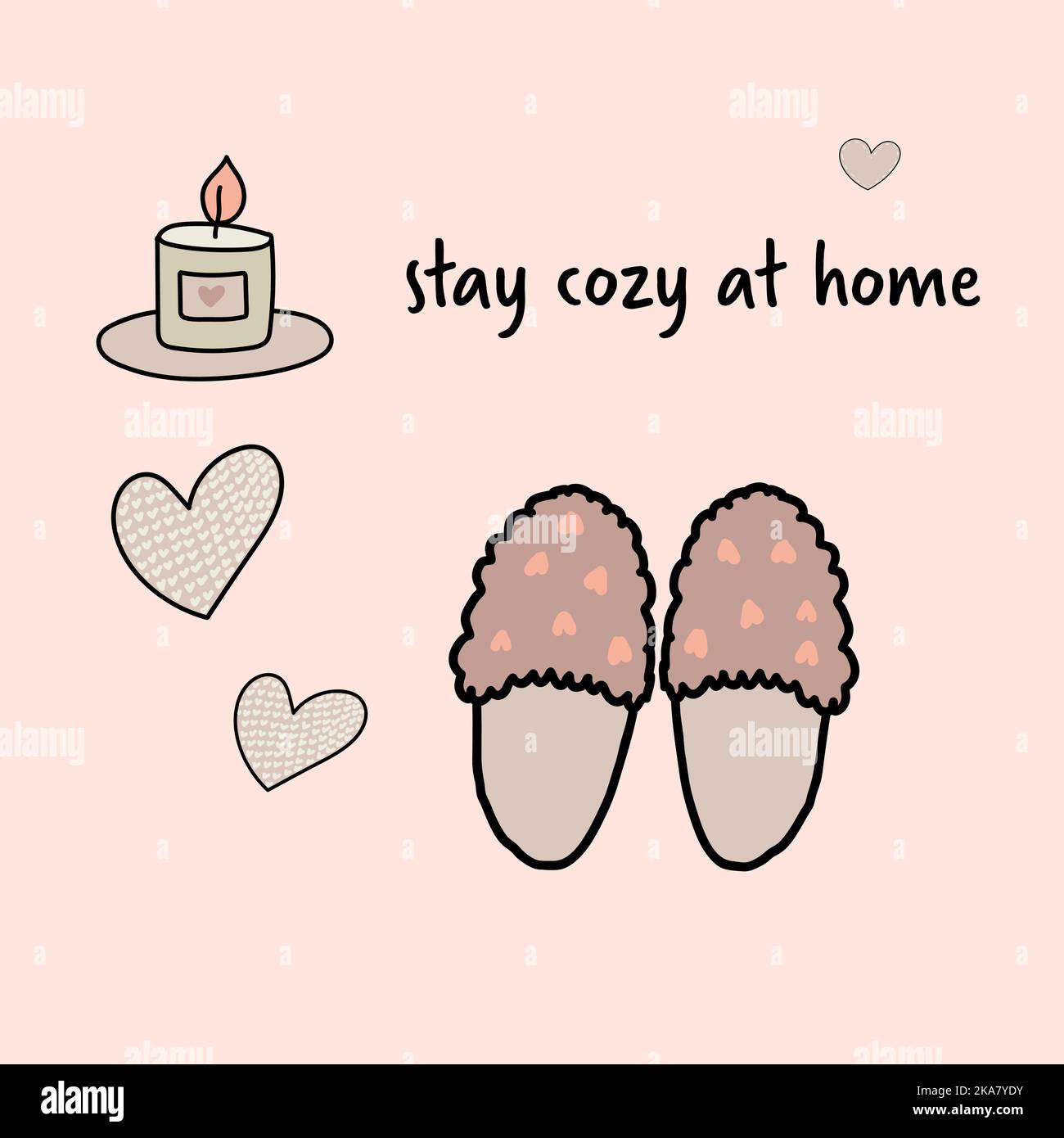 Cozy drawing Stock Vector Images - Alamy