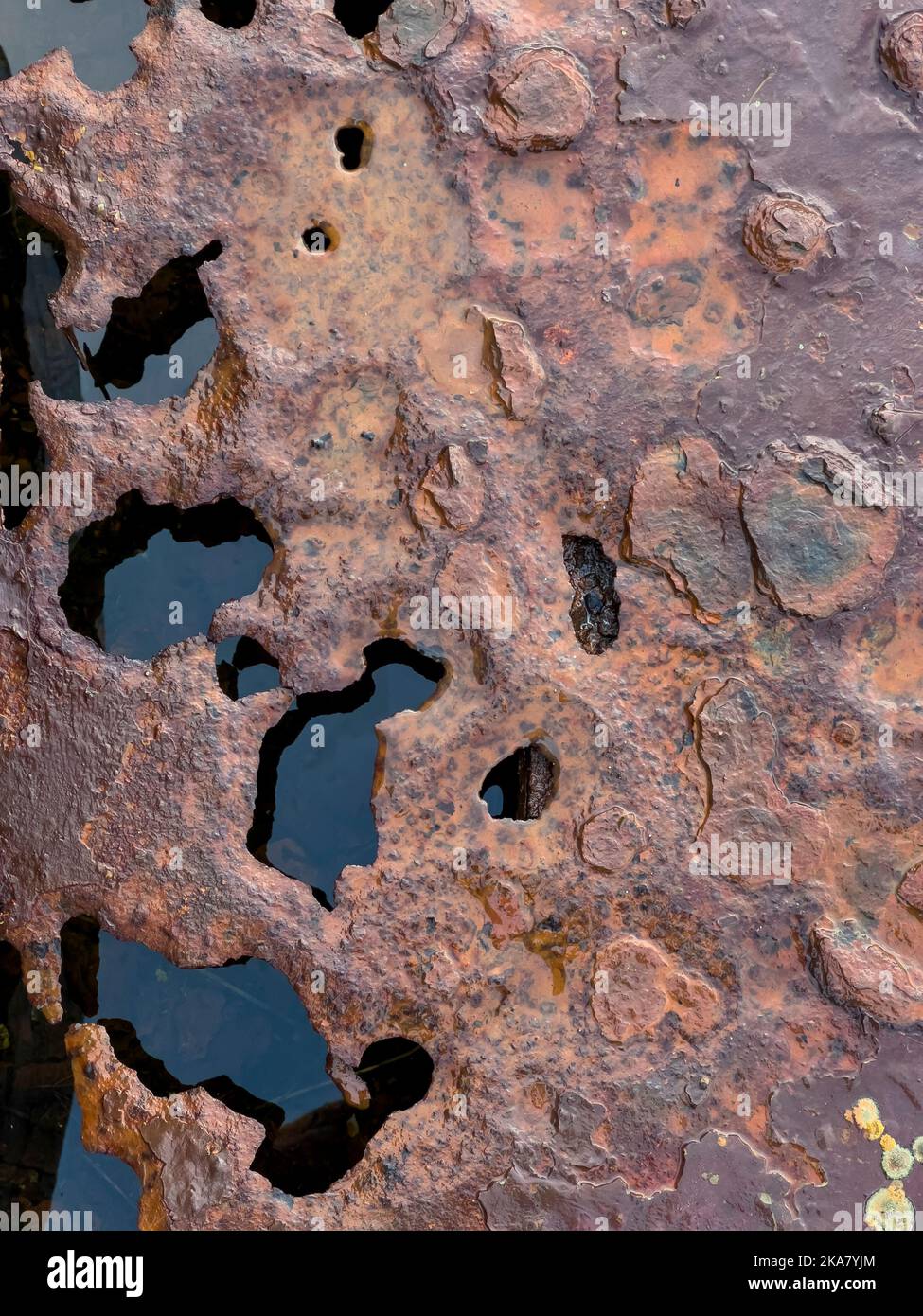 Rusty and damaged metal background - stock photo Stock Photo - Alamy