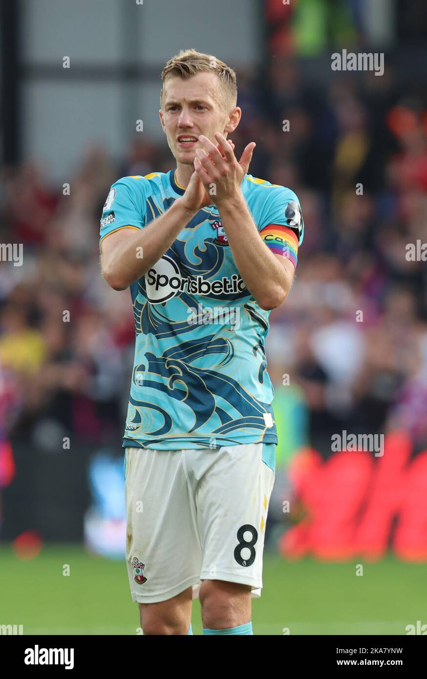 London ENGLAND - October 29: Southampton's James Ward-Prowse clap the ...