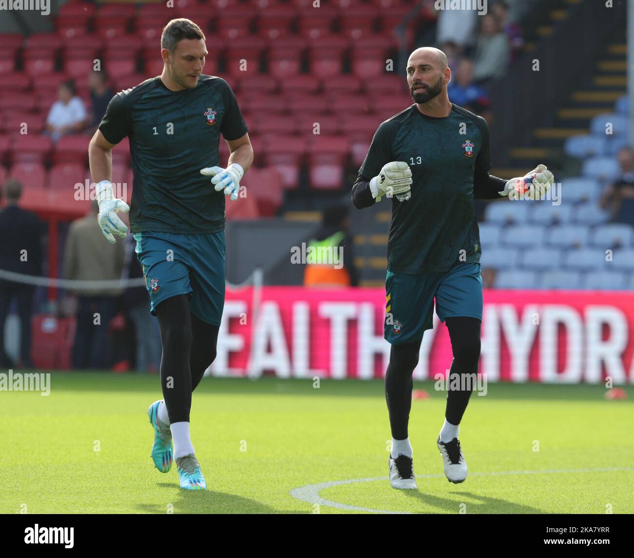 London ENGLAND - October 29: L-R Southampton's Alex McCarthy and ...