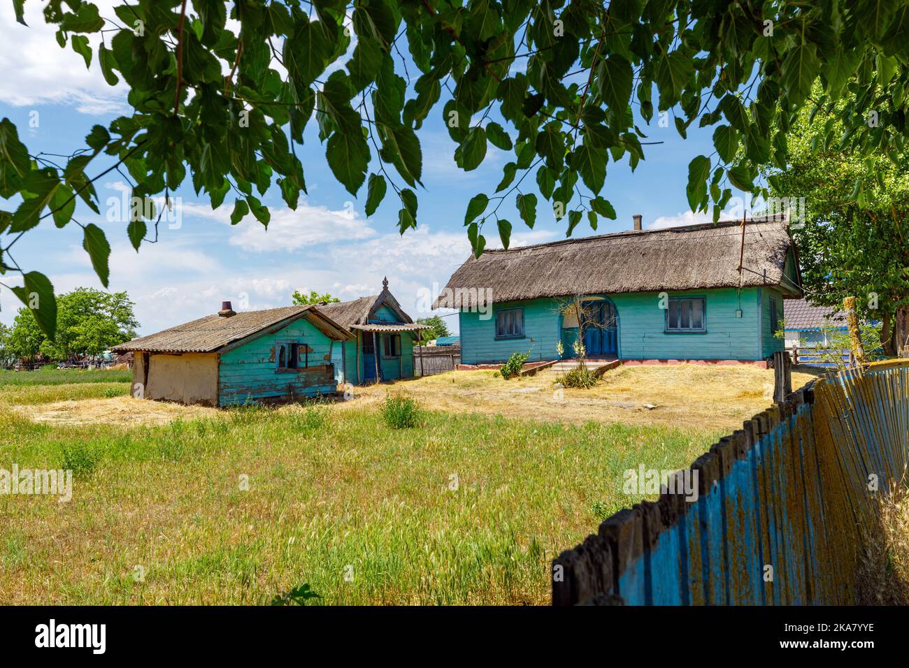 Traditional Houses of the Latea Village in the Danube Delta in Romania ...