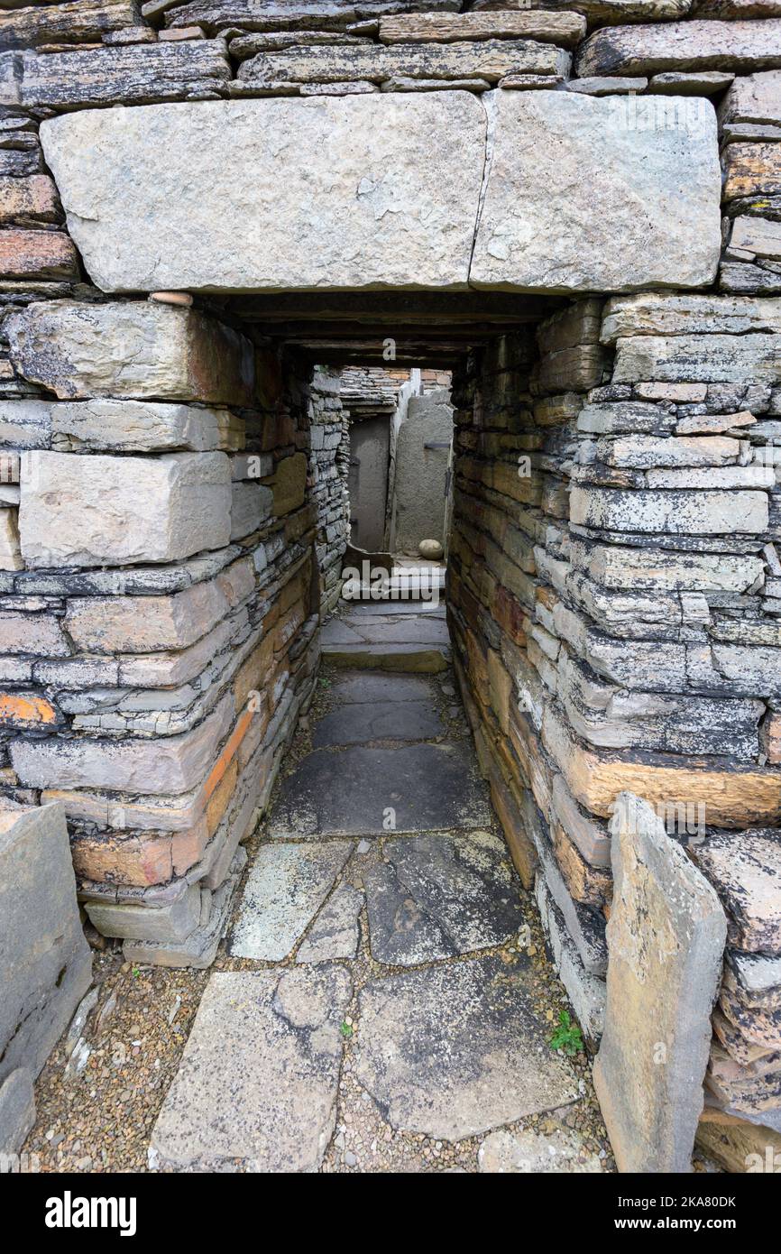Midhowe Broch, Rousay, Orkney, UK 2022 Stock Photo - Alamy
