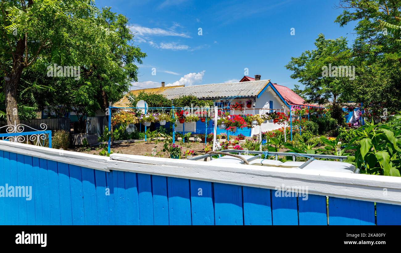 Traditional Houses of the Latea Village in the Danube Delta in Romania ...