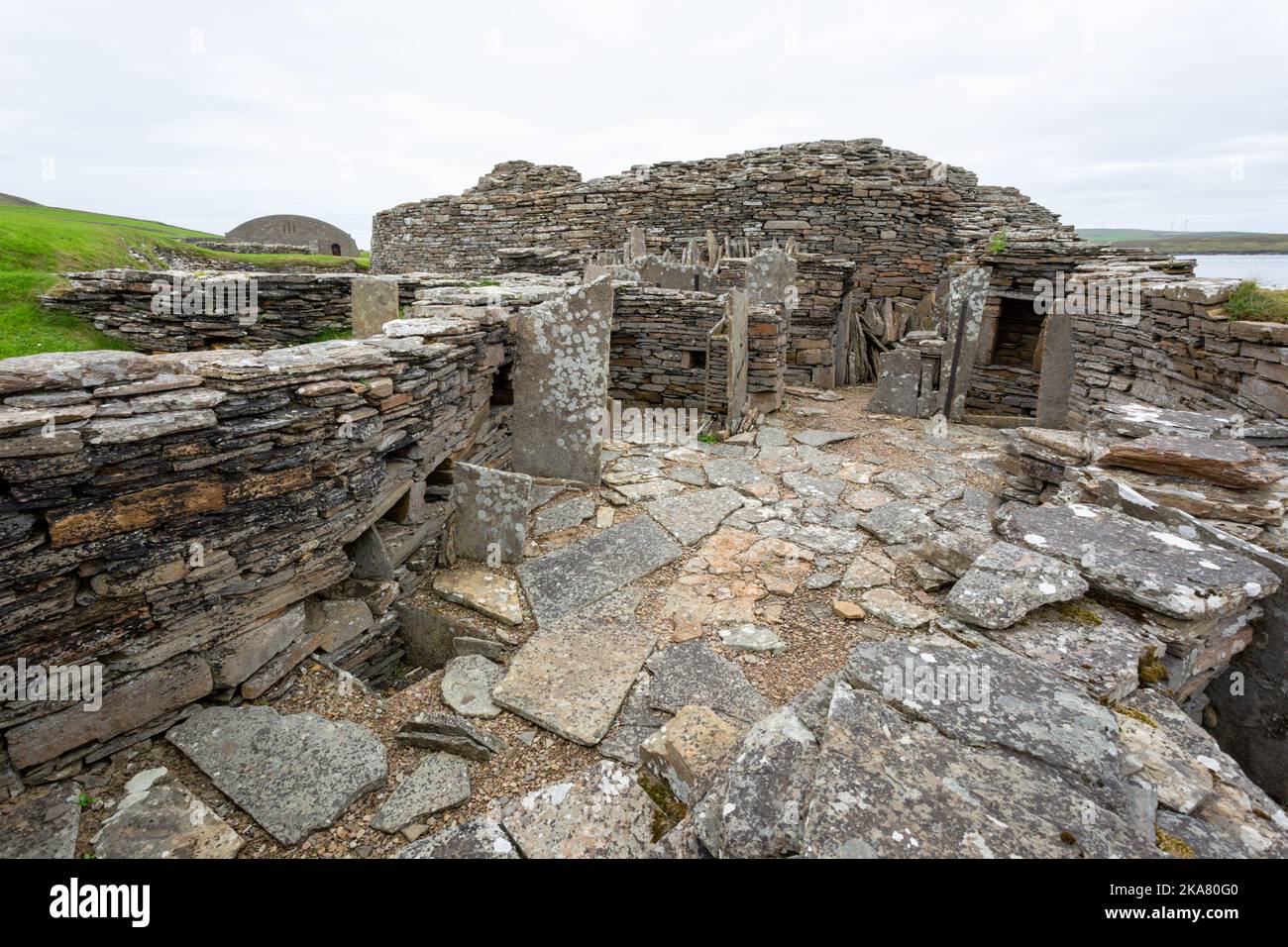 Midhowe Broch, Rousay, Orkney, UK 2022 Stock Photo - Alamy