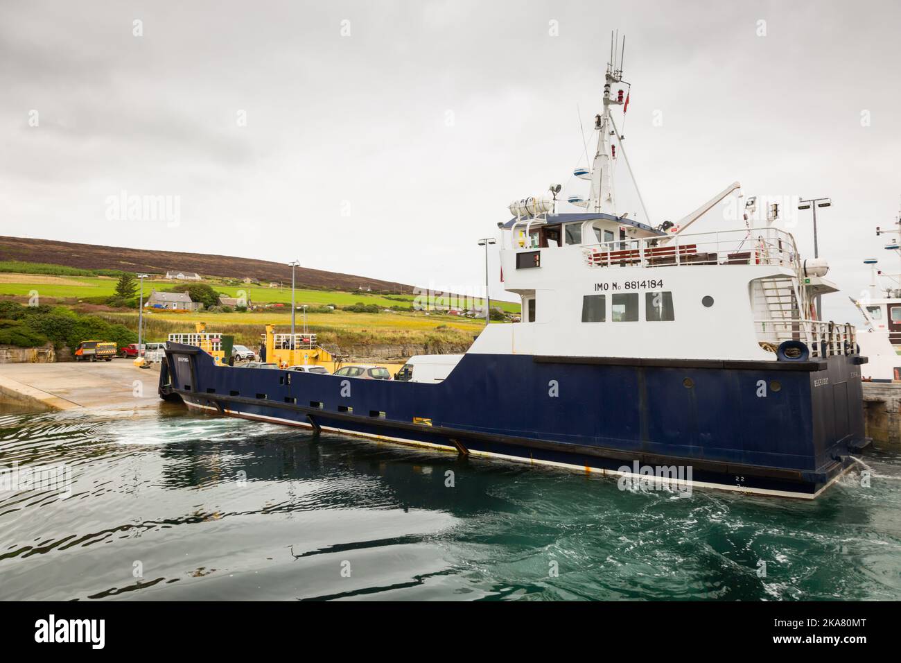 Vehicle and passenger ferry, Rousay, Orkney, UK. 2022 Stock Photo - Alamy