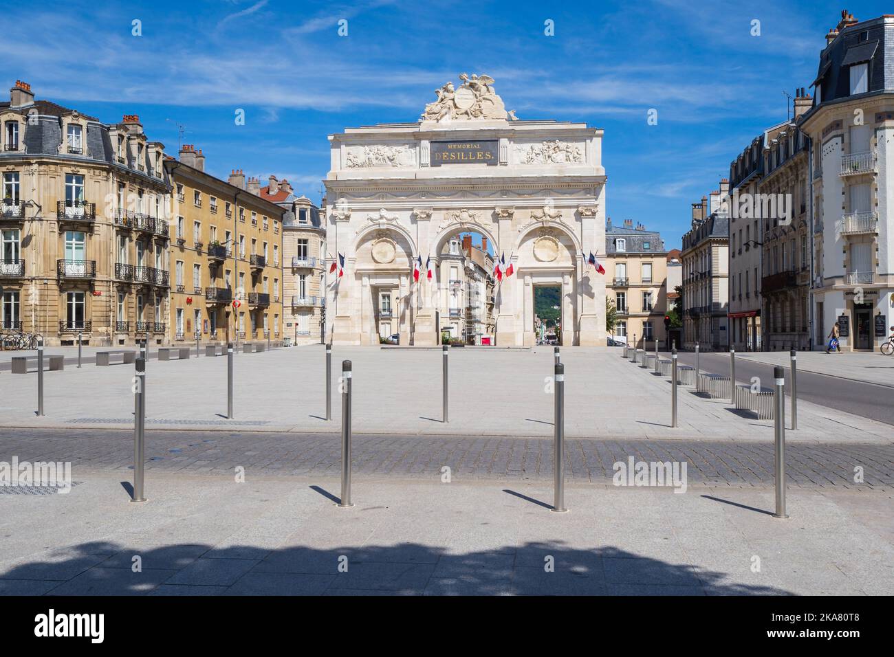 03.07.2022 Nancy, Grand Est, France The porte Désilles is a memorial ...
