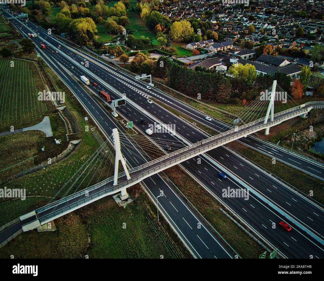 A14 Bar Hill Cambridgeshire Stock Photo - Alamy