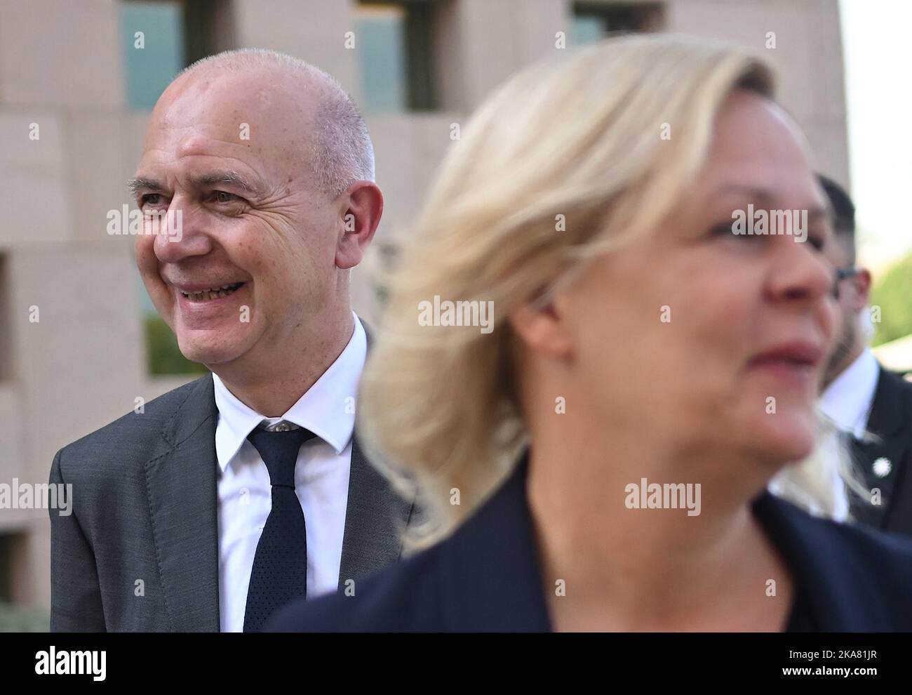 Doha, Qatar. 01st Nov, 2022. Nancy Faeser (SPD), Federal Minister of ...