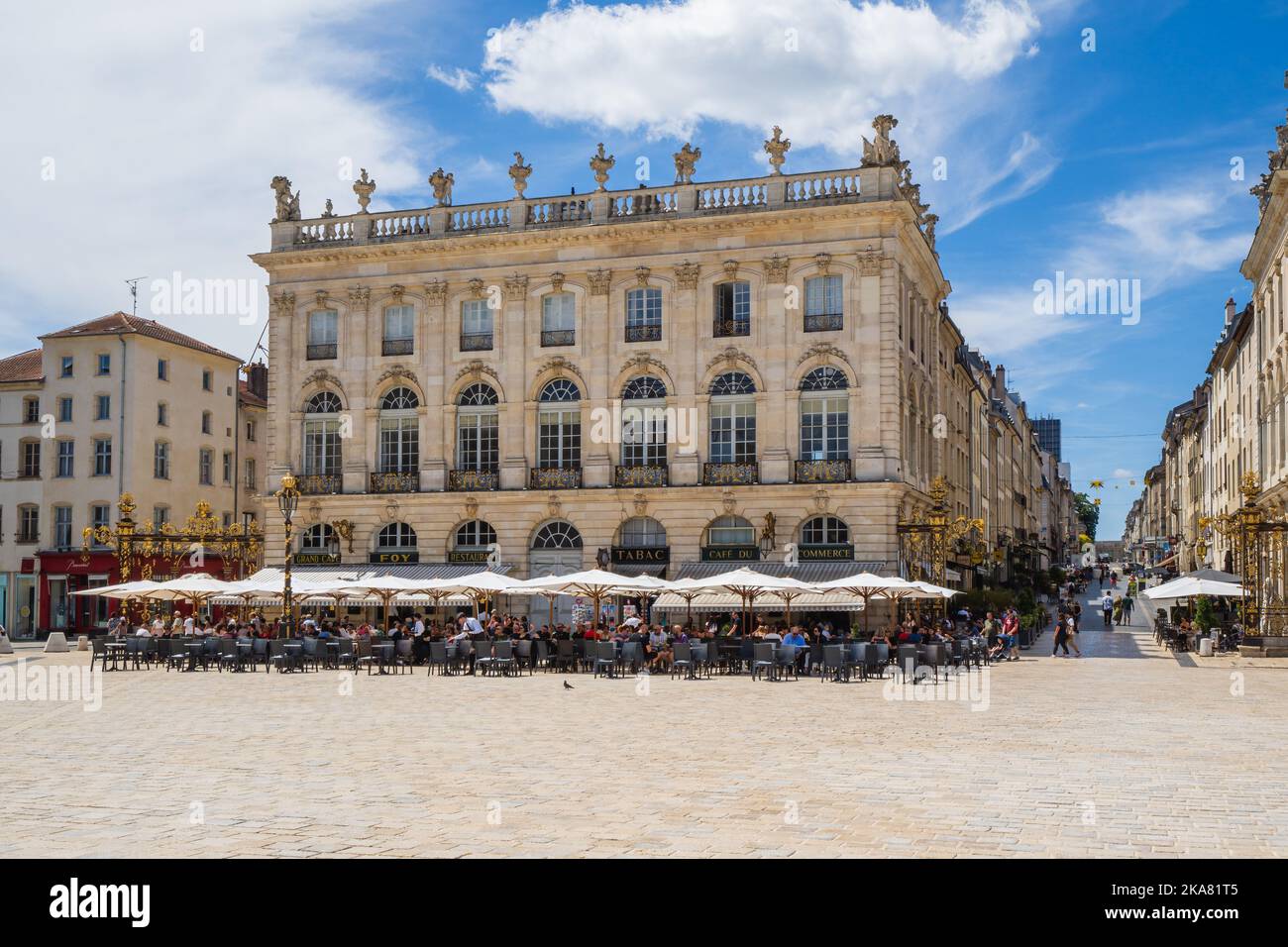 03.07.2022 Nancy, Grand Est, France. The Nancy Hôtel de Ville is one of ...
