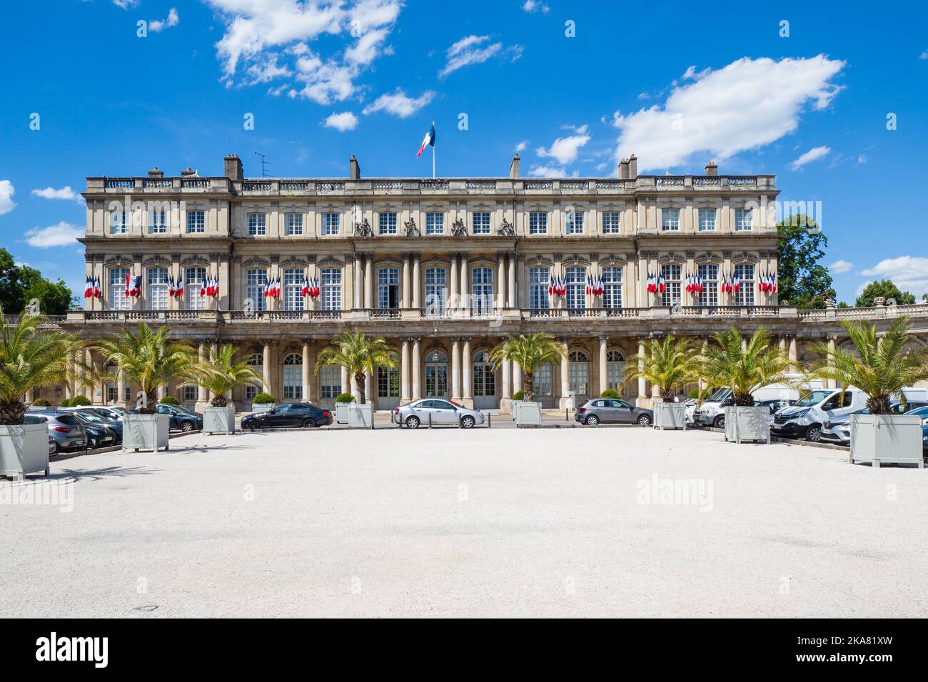 03.07.2022 Nancy, Grand Est, France.Place de la Carrière: a long ...