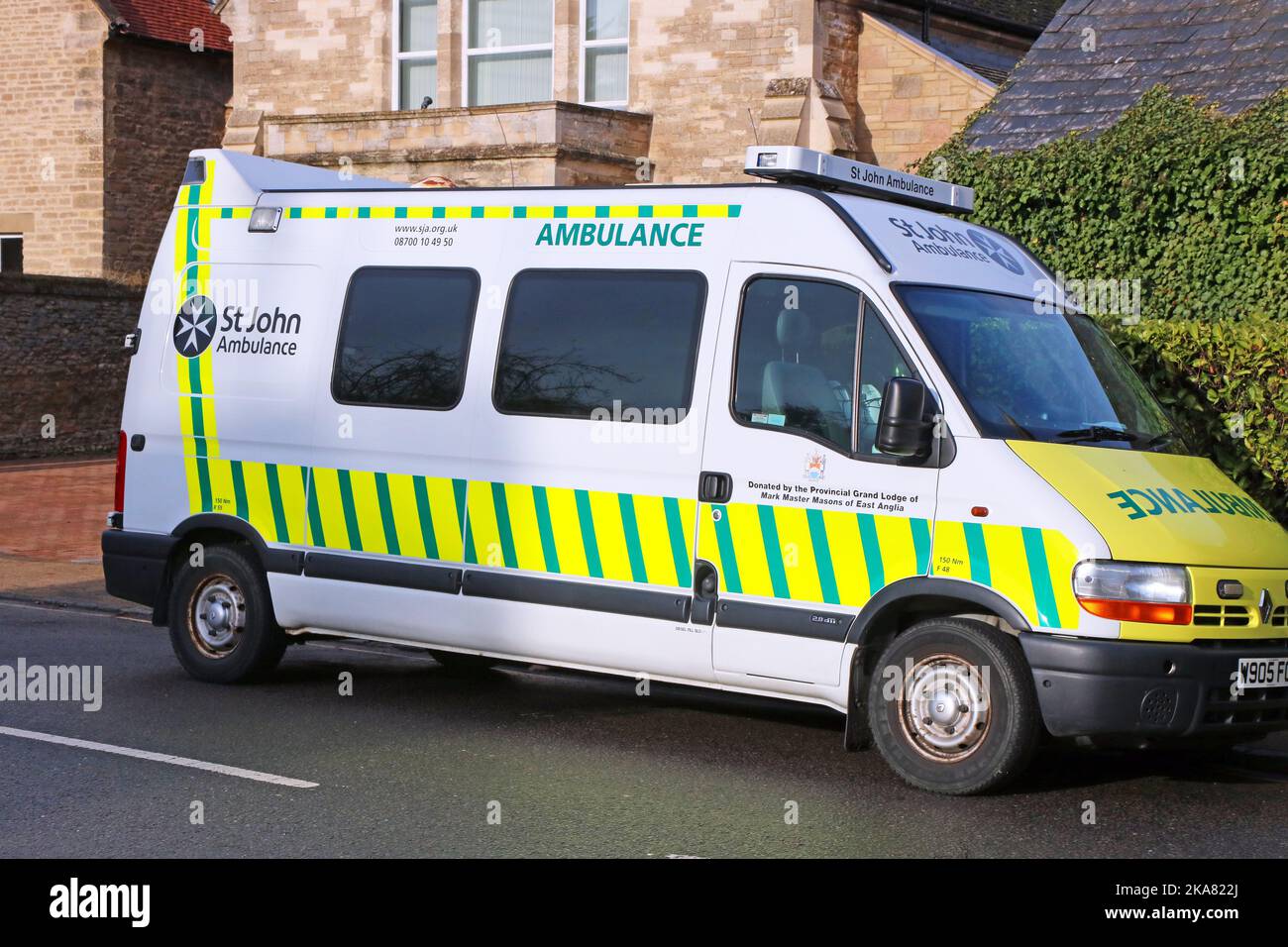 St Johns ambulance Stock Photo - Alamy