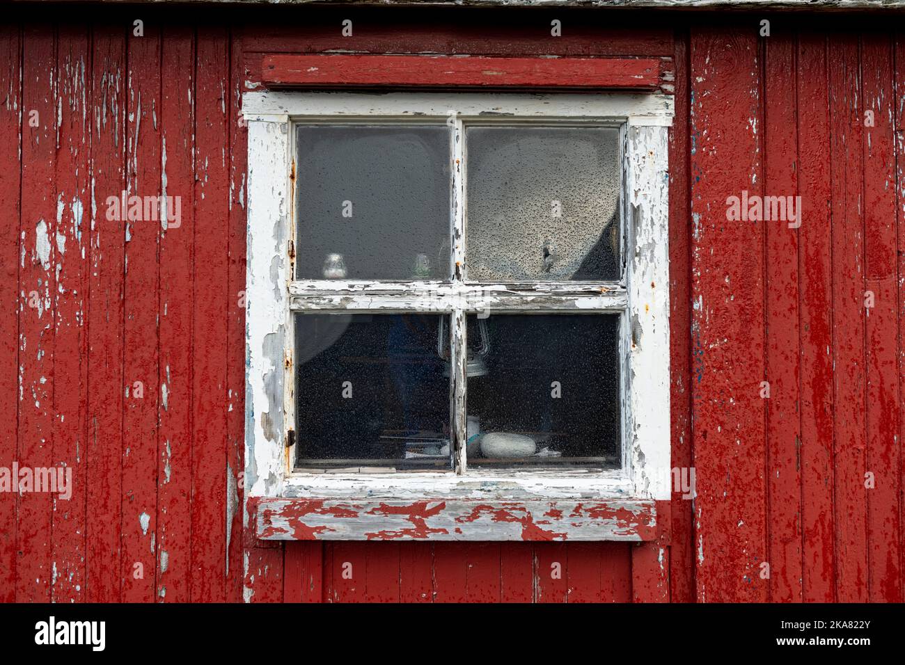 Red window Of Old Building - stock photo Stock Photo - Alamy