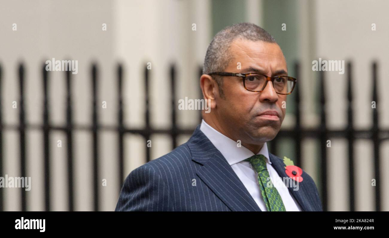 London, UK. 01st Nov, 2022. James Cleverly, Foreign Secretary, at a ...