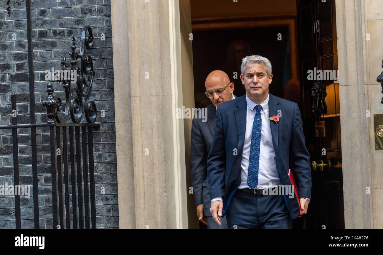 London, UK. 01st Nov, 2022. Steve Barclay, Health Secretary, at a ...