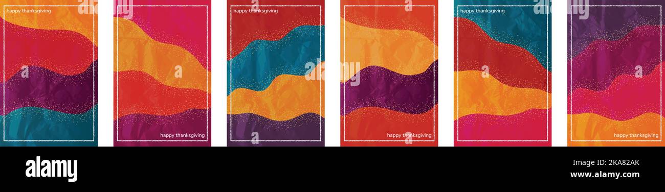 Happy Thanksgiving theme color tone, hues crushed paper vertical ...