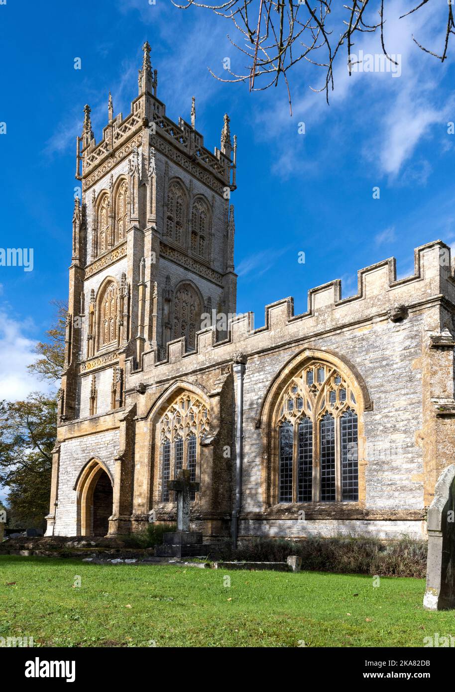 St Mary's Church, Huish Episcopi, Somerset, England, UK - grade I ...