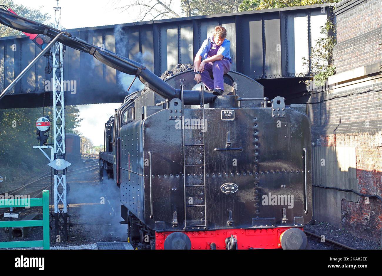 Fireman steam engine hi-res stock photography and images - Alamy