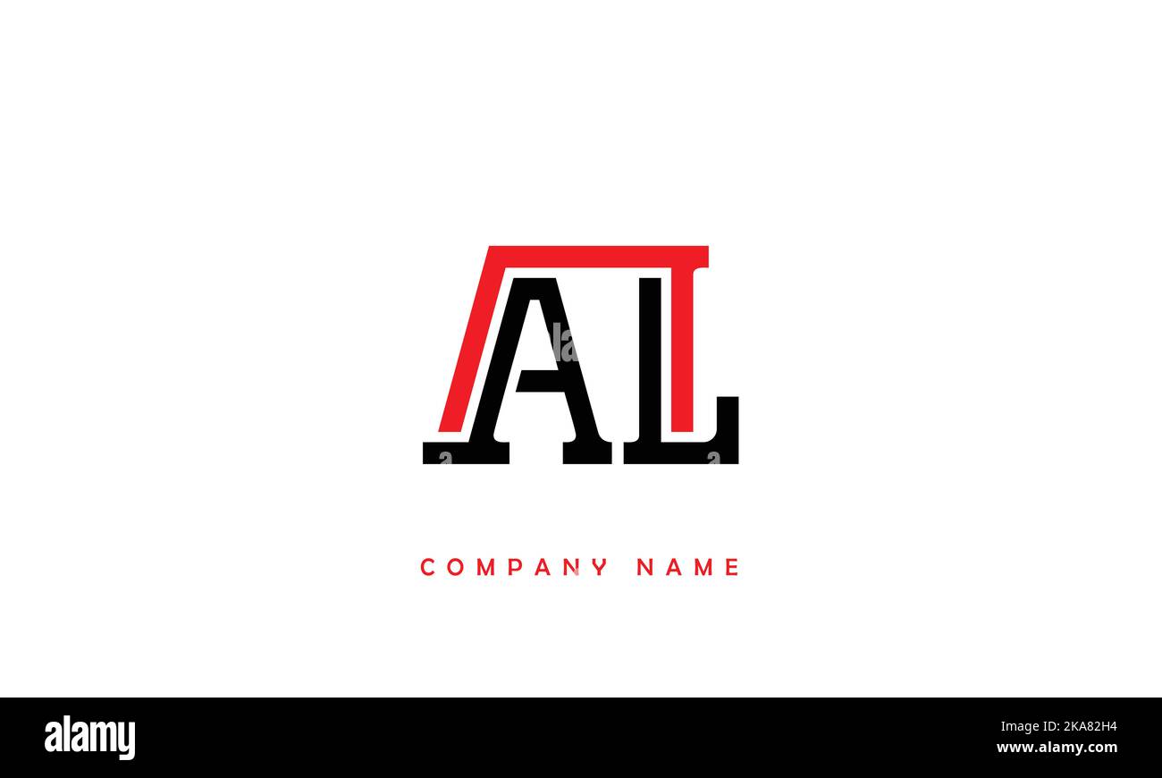 AL, LA Abstract Letters Logo Monogram Stock Vector Image & Art - Alamy