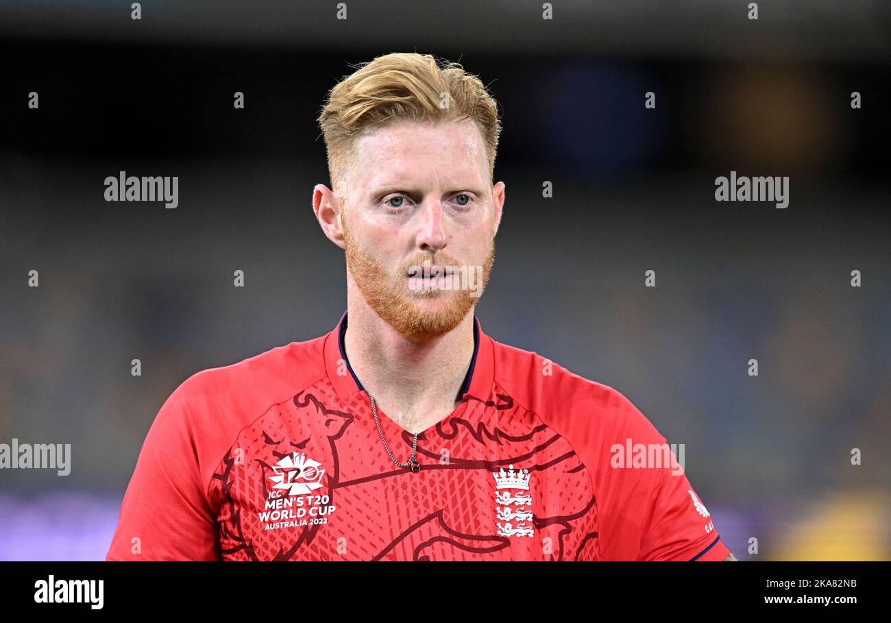 England's Ben Stokes celebrates following the T20 World Cup Super 12 ...