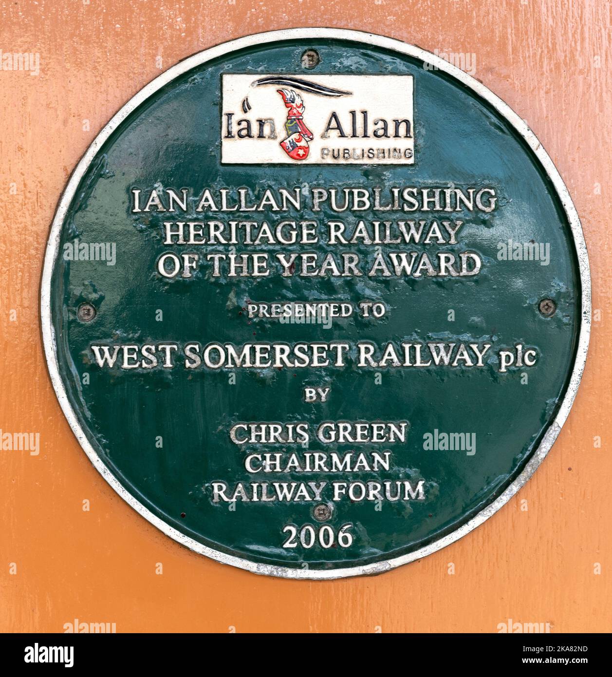 Ian allan plaque hi-res stock photography and images - Alamy