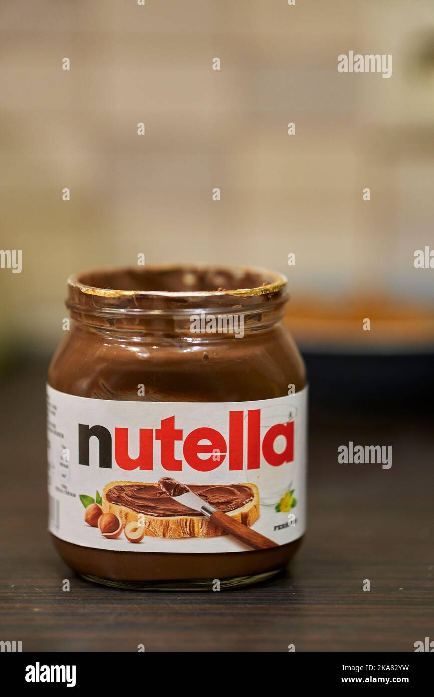 Nutella Jar Open