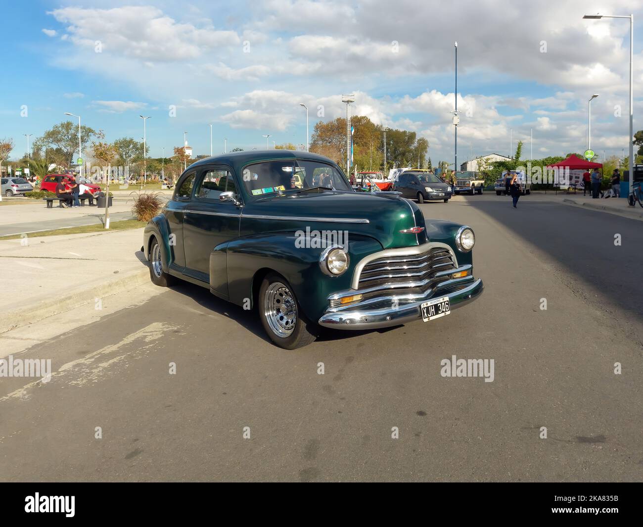 old dark green Chevrolet Chevy Stylemaster 1946 two door coupe by ...