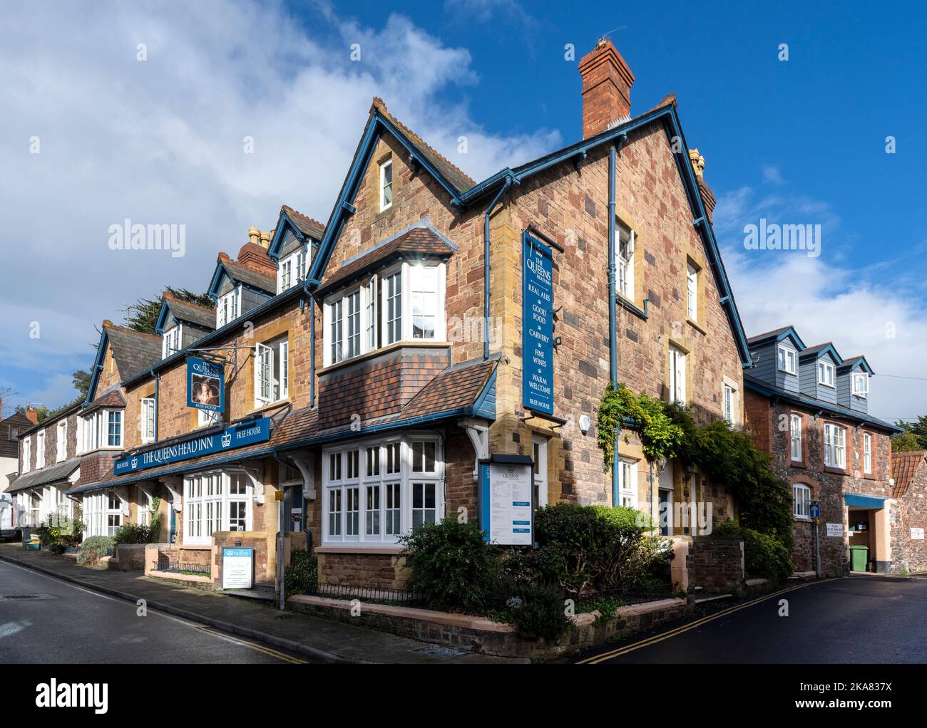 The Queen's Head Inn - public house - Holloway Street, Minehead, North Devon, Devon, England, UK ...