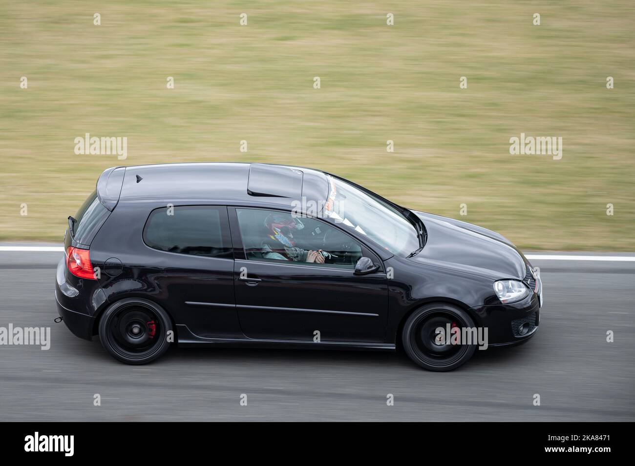 Volkswagen Golf GTI fifth generation on the race track Stock Photo - Alamy