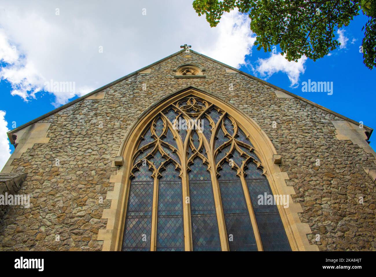 Exterior view of St Luke's Church-anglican church at Ramsgate Stock ...