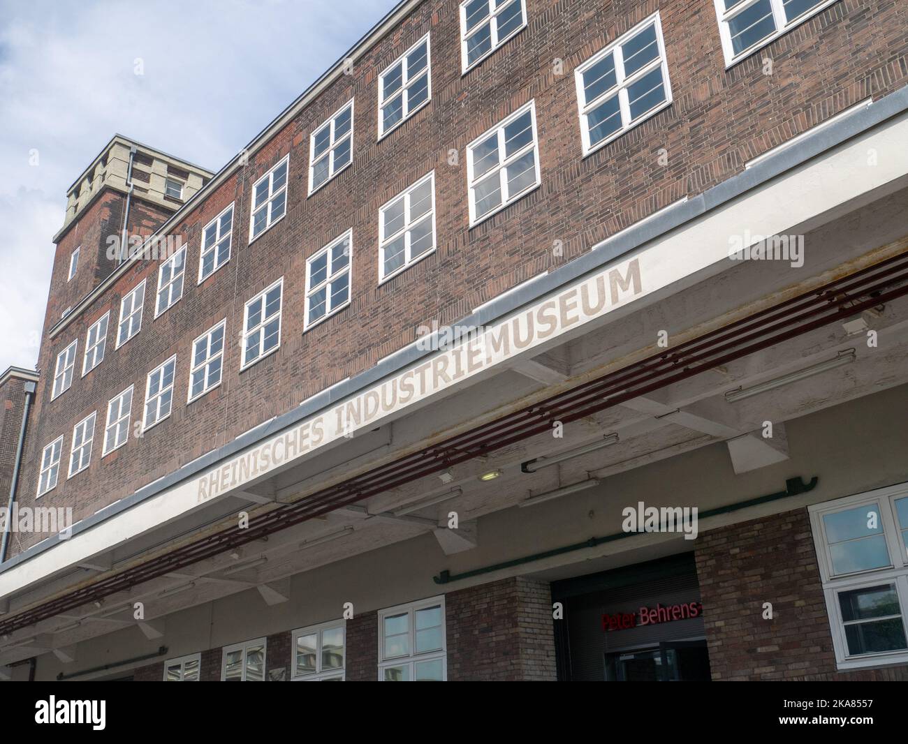 famous industrial designer Peter Behrens designed the imposing building ...